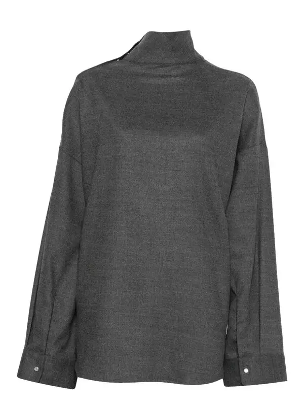 NINE:INTHE:MORNING Cress Blouse - Grey