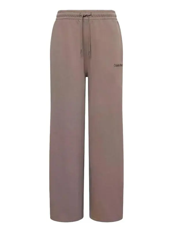 Calvin Klein Logo-embroidered Drawstring Track Pants - Brown