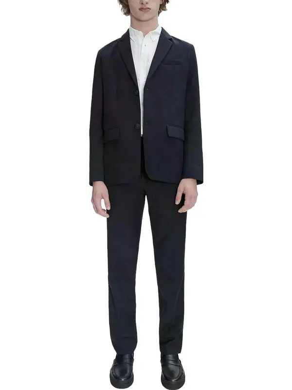 A.p.c. Harry Single-breasted Wool Jacket - Blue