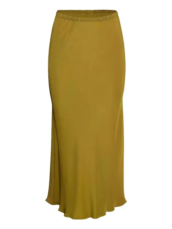 PETER COHEN Bias-cut Silk Skirt - Green
