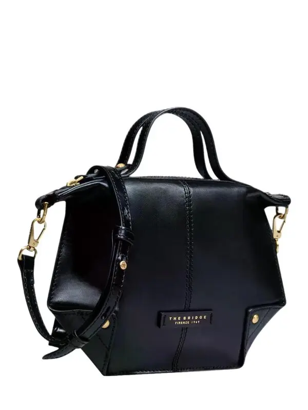 THE BRIDGE Zip-fastening Leather Tote Bag - Black
