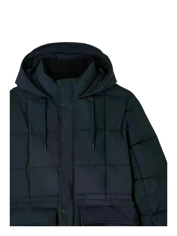 A.p.c. Joshua Hooded Puffer Jacket - Blue