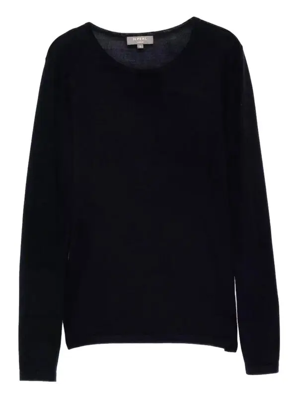 N.peal Eden Round-neck Top - Black