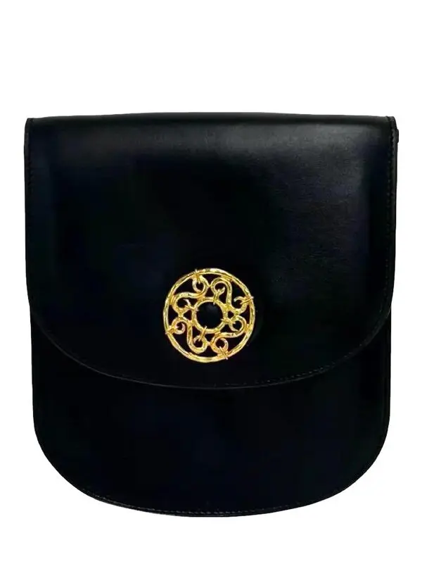 Celine 2010 Leather Crossbody Bag - Black