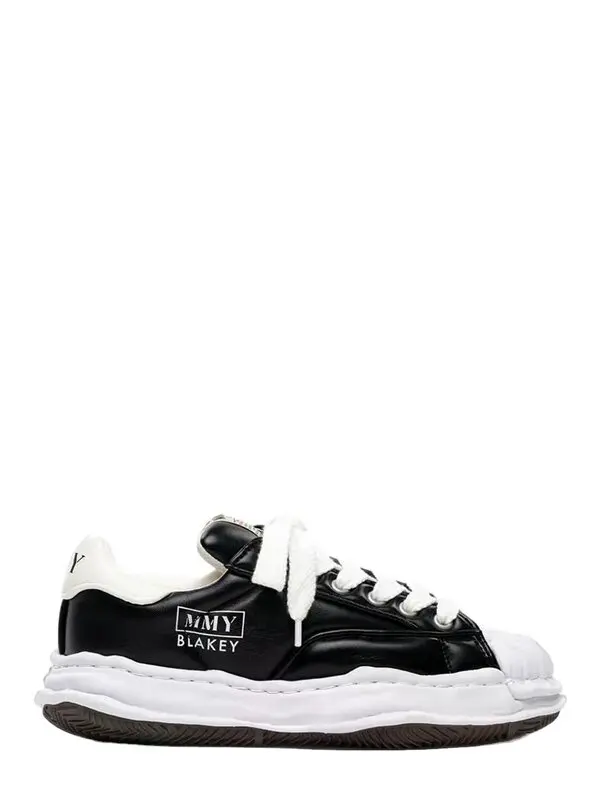 Mihara Yasuhiro Blakey Og Sole Padded Pu Low-top Sneakers - Black