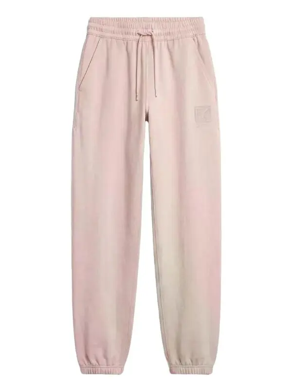 Calvin Klein Logo-embroidered Drawstring Track Pants - Pink