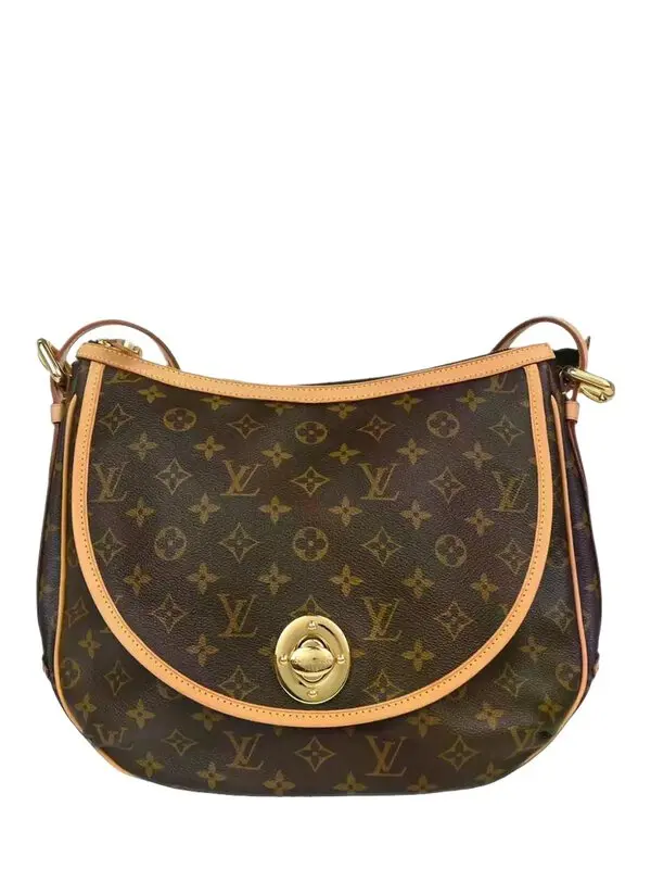 LOUIS VUITTON Monogram Tulum Gm Leather-trim Shoulder Bag - Brown