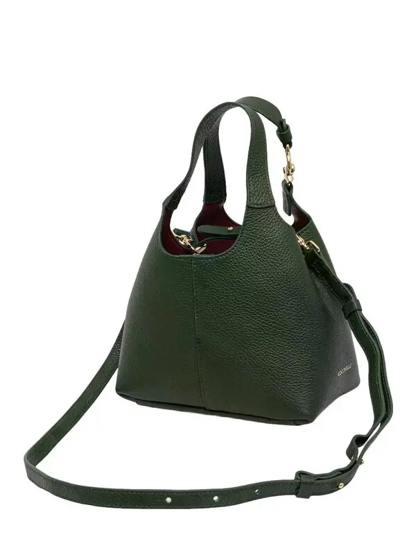 COCCINELLE Small C-easy Leather Tote Bag - Green