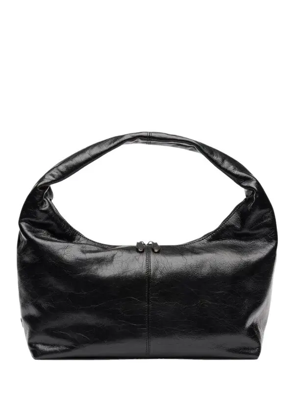 Ash Hope Leather Tote Bag - Black