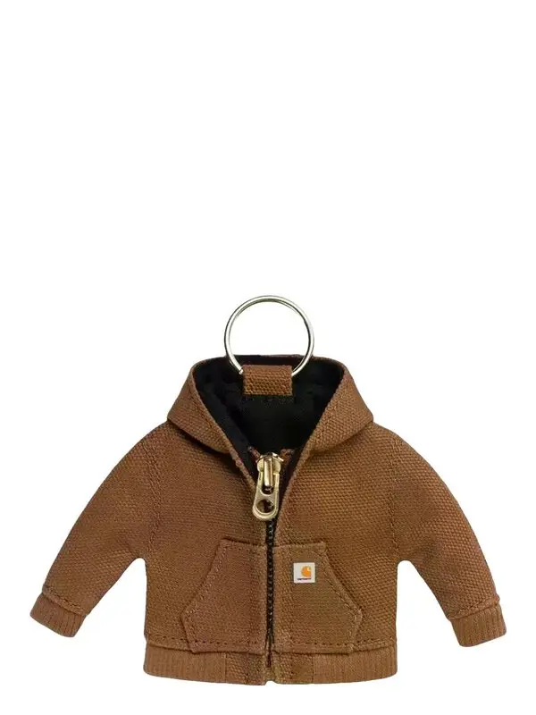 Carhartt Work In Progress Mini Active Jacket Keyring - Brown