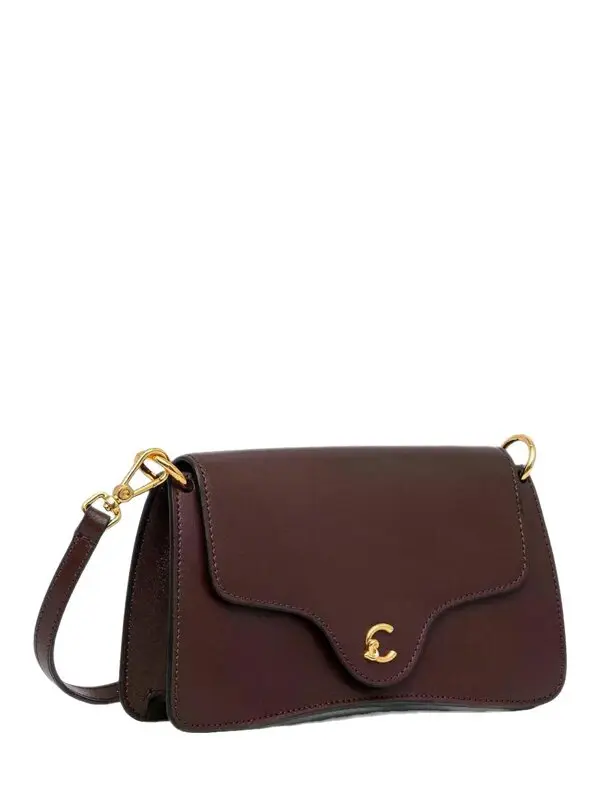 COCCINELLE Mini C-me Logo-plaque Shoulder Bag - Red