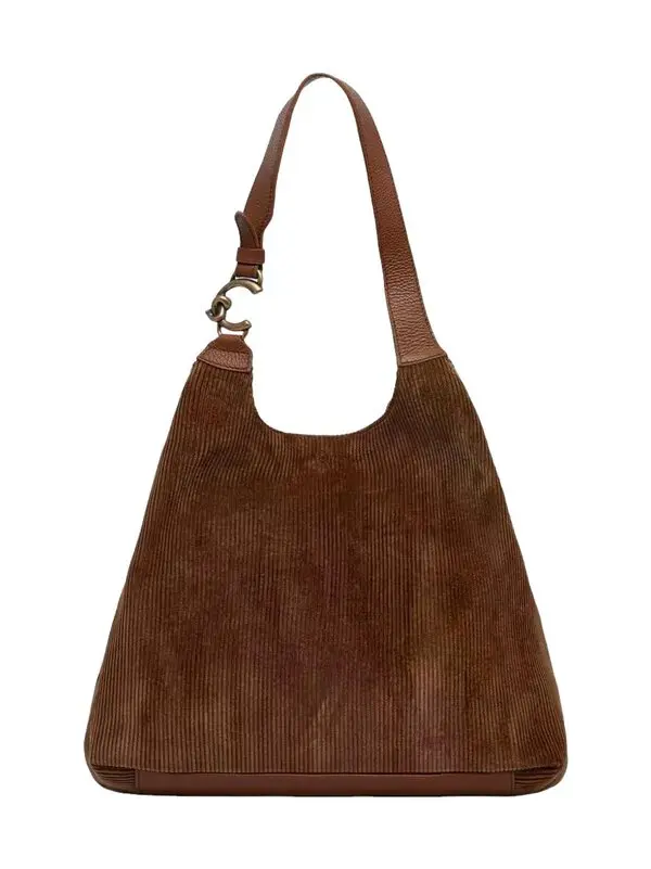 COCCINELLE C-easy Corduroy Tote Bag - Brown