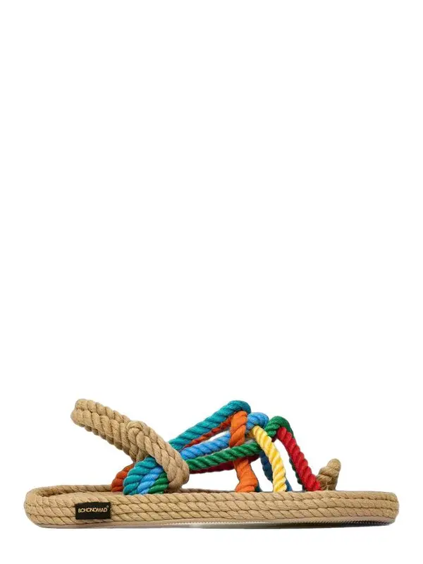 BOHONOMAD Cape Point Rope-detail Sandals - Neutrals