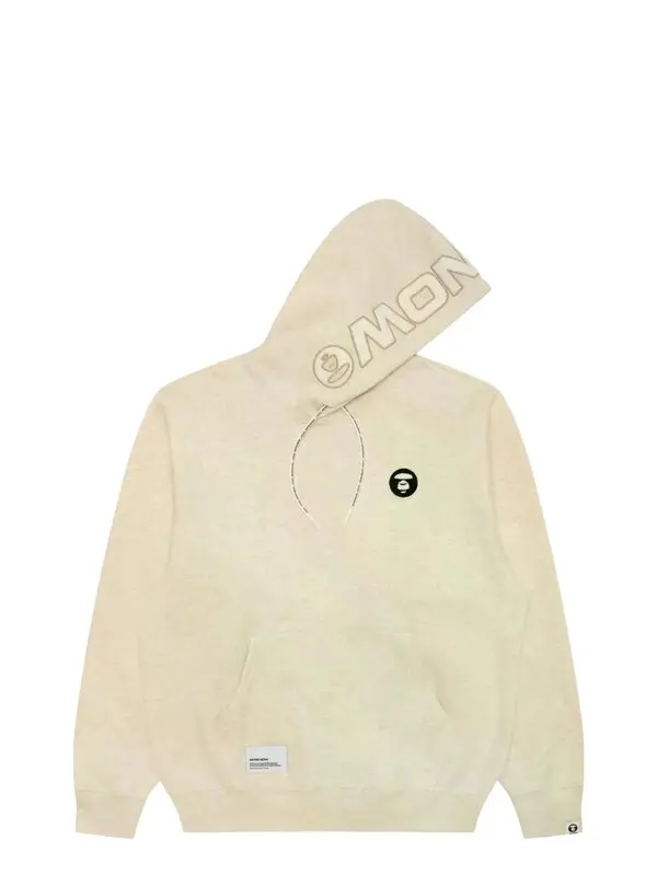 AAPE BY *A BATHING APE Logo-patch Hoodie - Neutrals