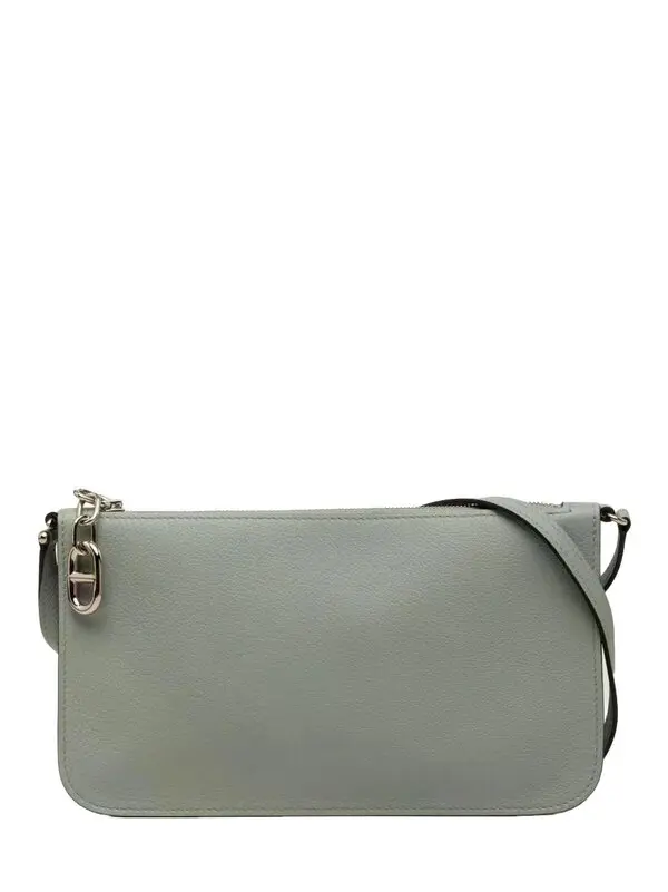 Hermès 2025 Evercolor Zipengo Chain D Ancre To Go Pouch Shoulder Bag - Grey
