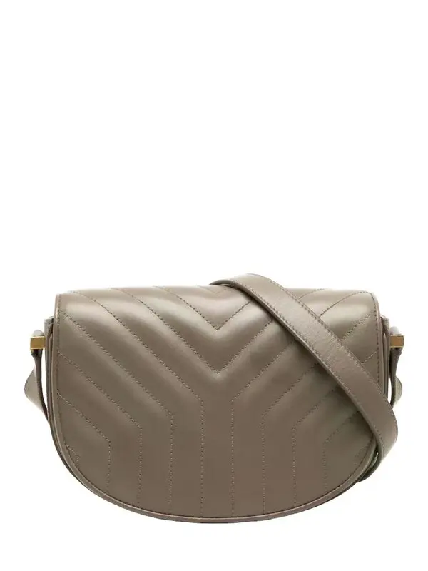 Saint Laurent 2020 Small Matelasse Calfskin Joan Crossbody Bag - Brown