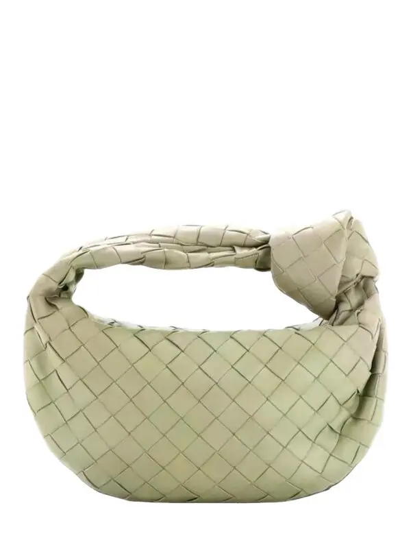 Bottega Veneta Bv Jodie Intrecciato Nappa Mini Hobo Bag - Green