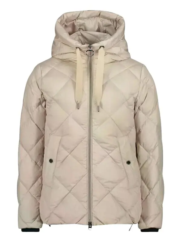 BETTY BARCLAY Quilted Hooded Jacket - Neutrals