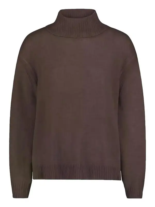 BETTY BARCLAY High-neck Cashmere Sweater - Brown
