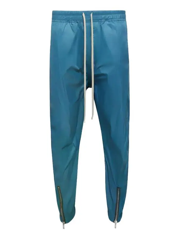 Rick Owens Tecuatl Drawstring Track Pants - Blue