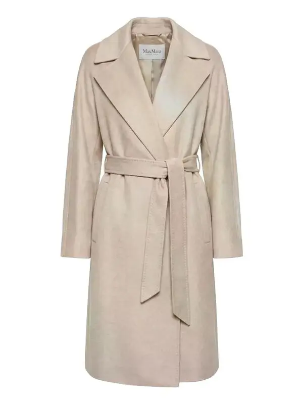 Max Mara Bombo Belted Coat - Neutrals