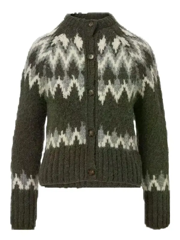 Veronica Beard Christina Cardigan - Green