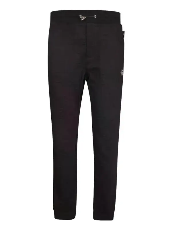 Philipp Plein Jogging Pants Jacquard Monogram - Black