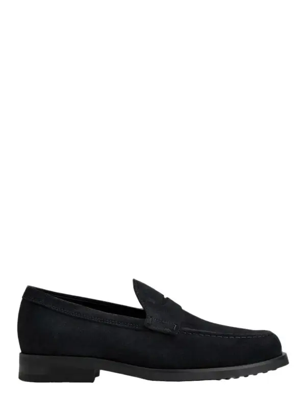 TOD'S Loafers In Suede - Blue