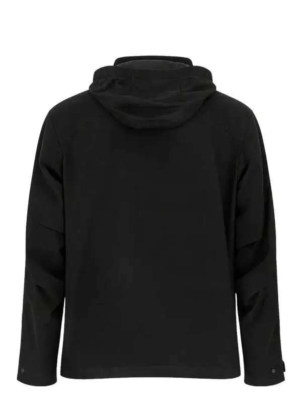 Hugo Hooded Zip-up Jacket - Black