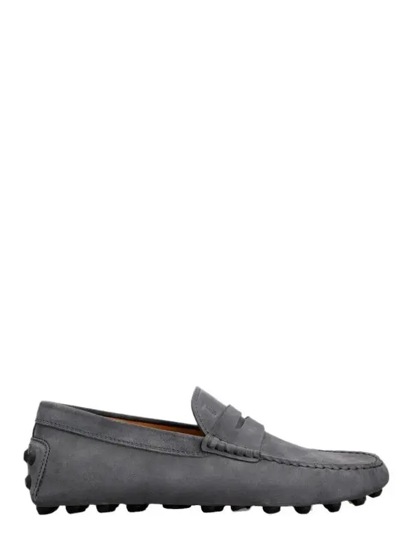 TOD'S Gommino Bubble Loafers In Suede - Grey