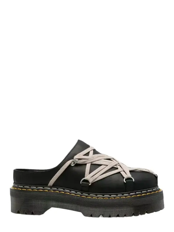 Rick Owens X Dr. Martens Megalace Mules - Black