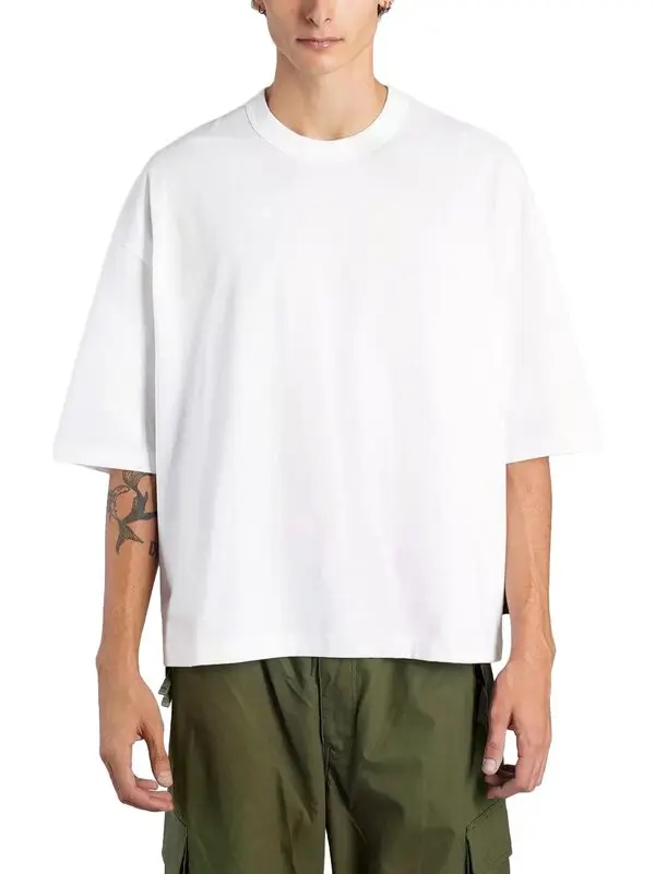Comme Des Garçons Logo-tag T-shirt - White