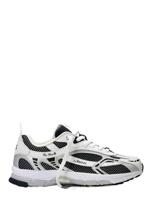 THEMERCER. Re-run Metallic Sneakers - White