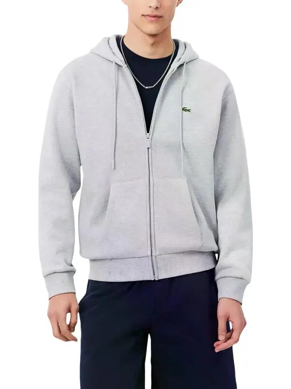 Lacoste Fleece Hoodie - Grey