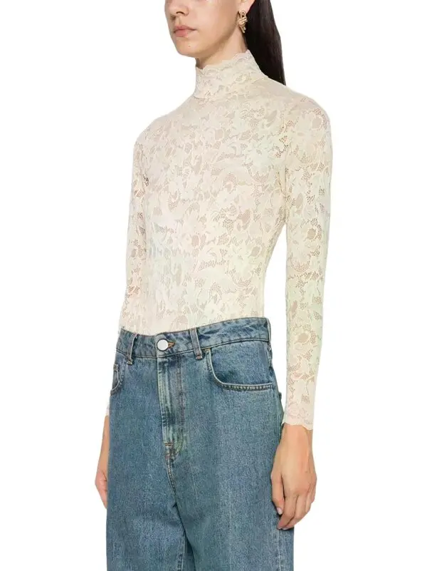 Zimmermann Corded Lace Bodysuit - Neutrals