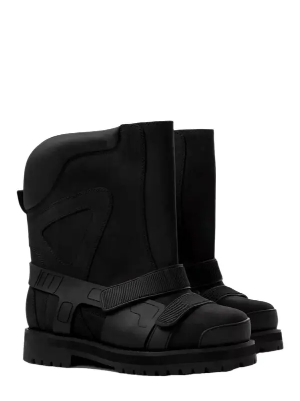 ANONYMOUS CLUB Avalanche Panelled Boots - Black