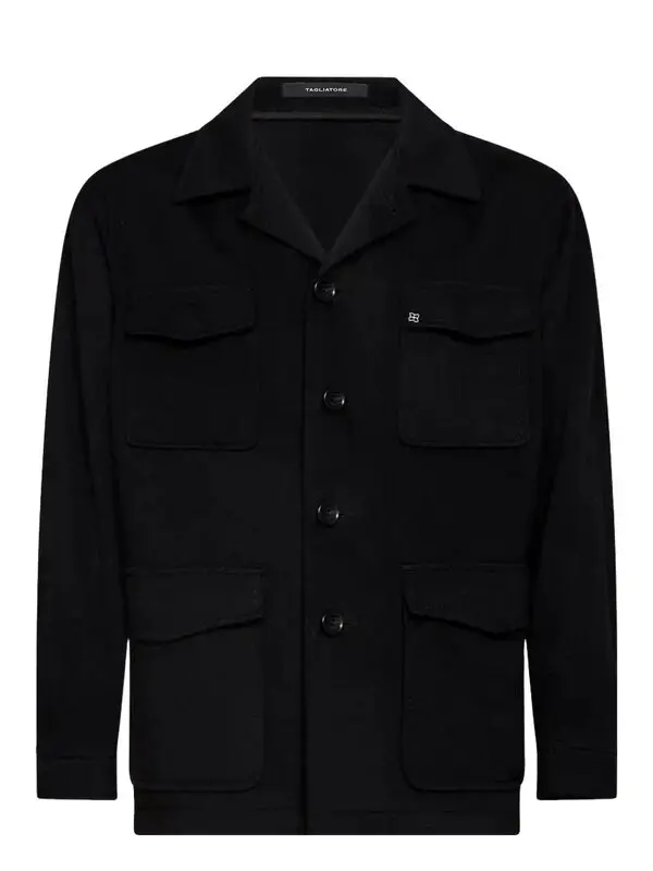 Tagliatore Milton Patch-pocket Single-breasted Jacket - Black