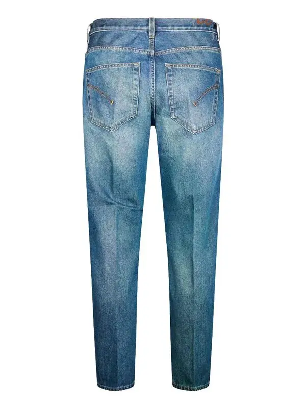 DONDUP Faded Straight-leg Jeans - Blue