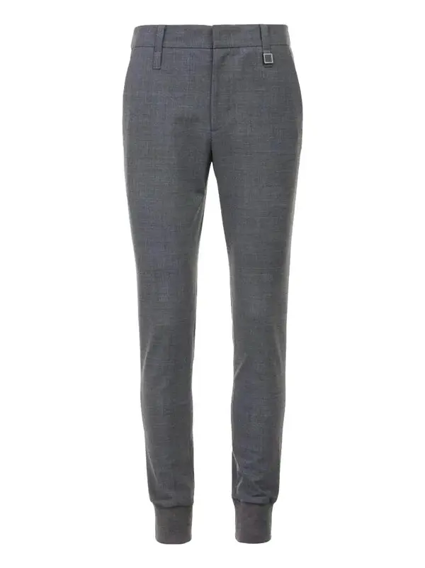 WOOYOUNGMI Cuffed Tailored Trousers - Grey