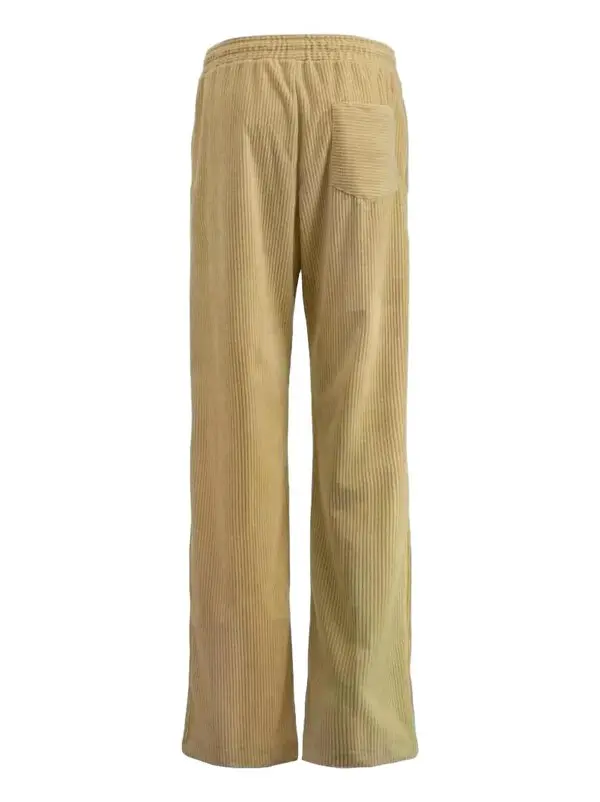 GAELLE PARIS Corduroy Track Pants - Neutrals