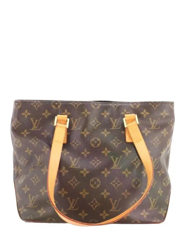 LOUIS VUITTON Cabas Piano Monogram Canvas Tote Bag - Brown