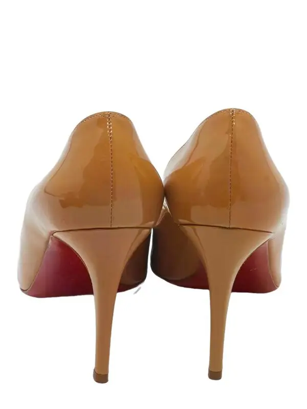 CHRISTIAN LOUBOUTIN New Very Prive Peep-toe Heeled Sandals - Neutrals
