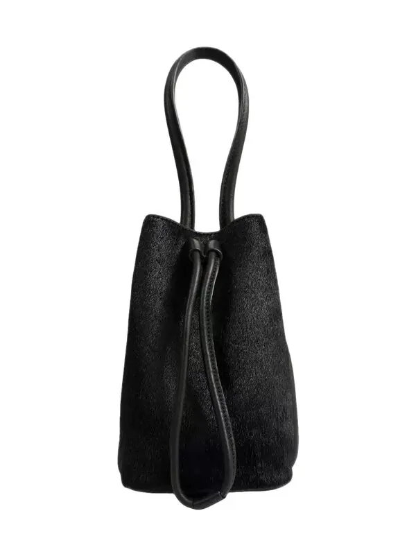 UMA WANG Small Drawstring-fastening Bucket Bag - Black