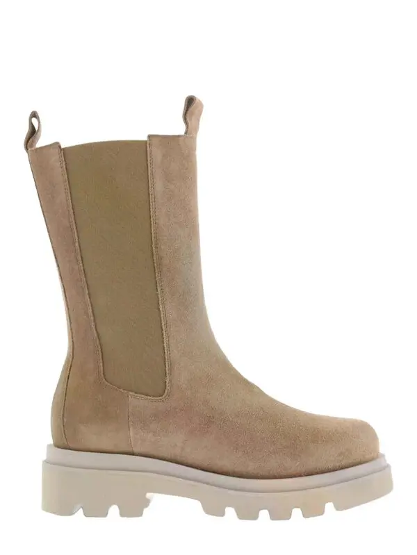 TORAL SHOES Bloque Leather Chelsea Boots - Neutrals