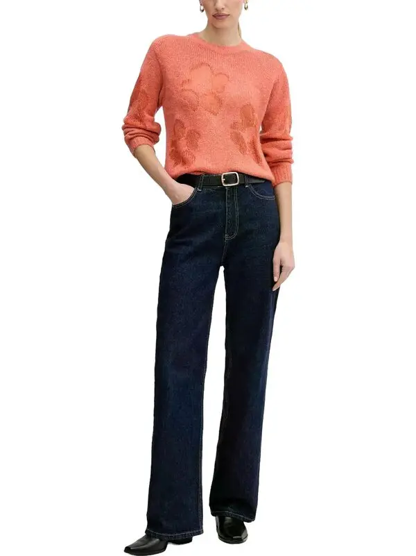 BENETTON Crew-neck Sweater - Orange