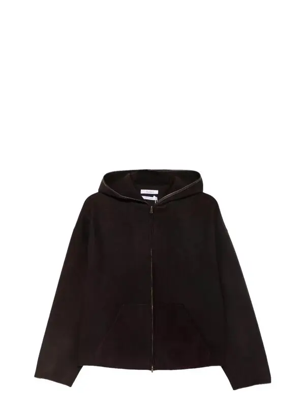 Max Mara Zip-up Hoodie - Brown