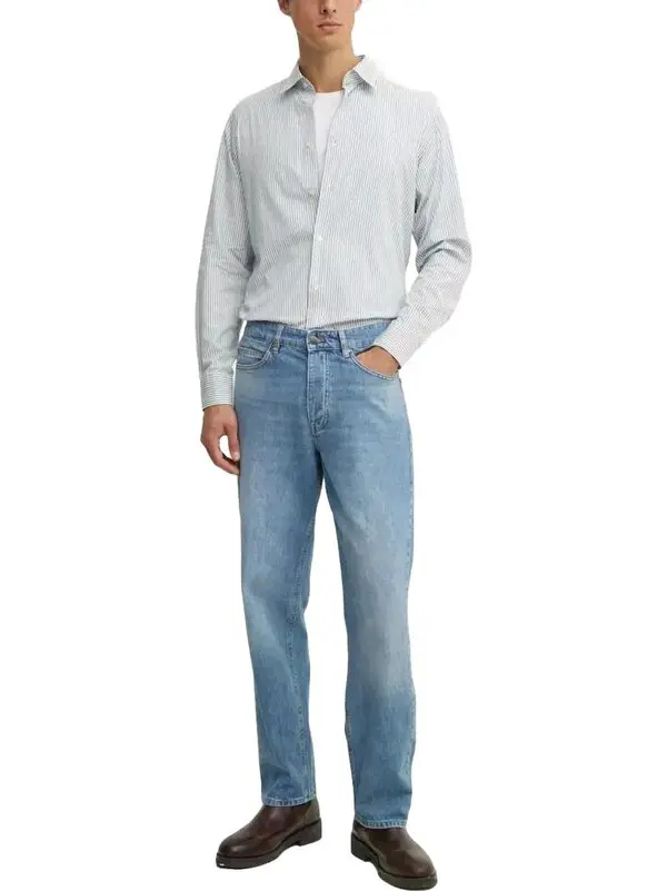 BENETTON Button-up Straight-leg Jeans - Blue