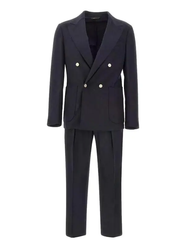 BRIGLIA 1949 Bolgheri Double-breasted Suit - Blue
