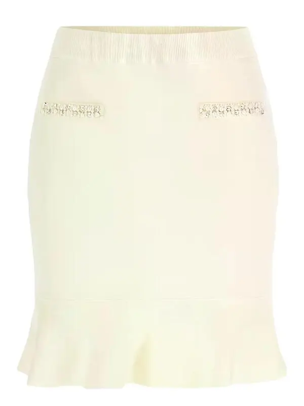Guess Beads Mini Skirt - Neutrals