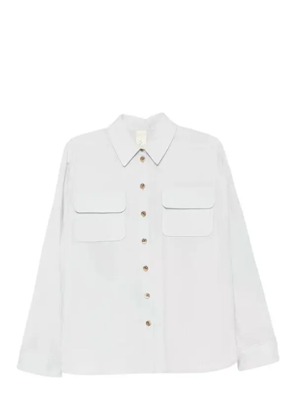 Soh Flap-pocket Shirt - Grey